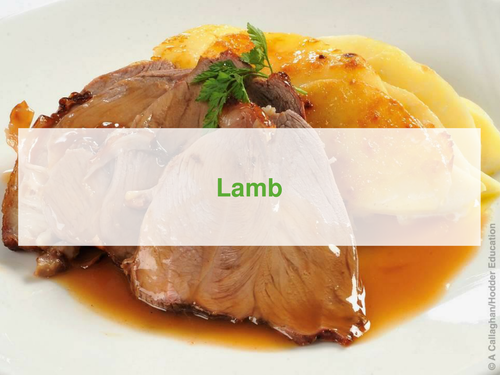 Cooking with Lamb | Teaching Resources
