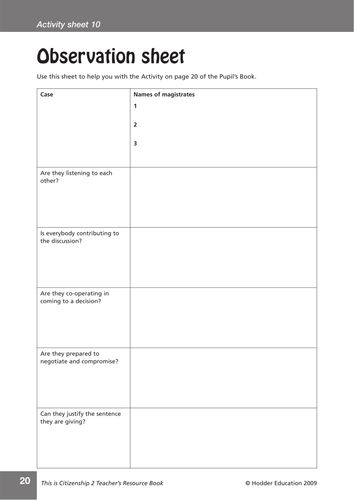 Sentencing | Teaching Resources