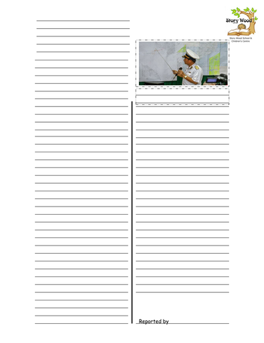 Newspaper Writing Template | Teaching Resources