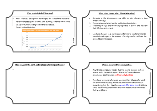Global Warming | Teaching Resources