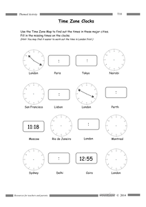 Time Zones by Mathsright - UK Teaching Resources - TES
