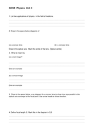 GCSE 4403 P3 Physics 3 AQA Triple Science Revision | Teaching Resources