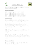 Multiplicative Relationships | Teaching Resources