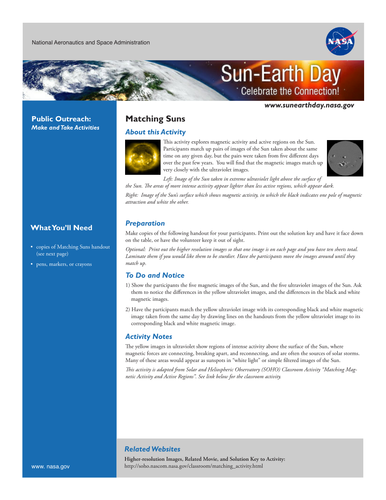 Matching Suns | Teaching Resources