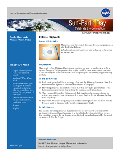 Eclipse Flipbook | Teaching Resources