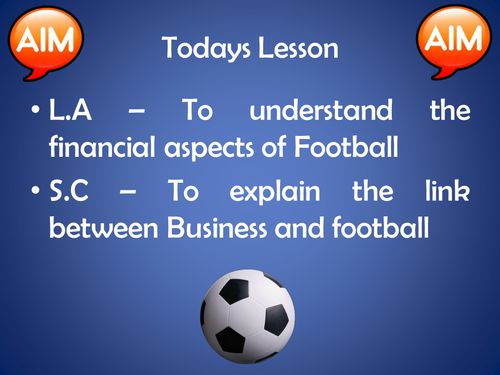 The Business of Football | Teaching Resources