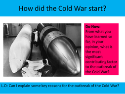 Origins of the Cold War Scheme of Learning | Teaching Resources