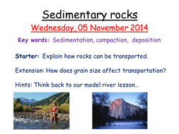 Sedimentary rocks | Teaching Resources
