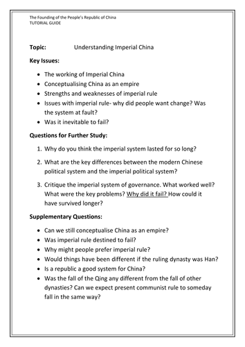 The Founding of the People's Republic of China | Teaching Resources