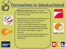 Fernsehen in Deutschland | Teaching Resources