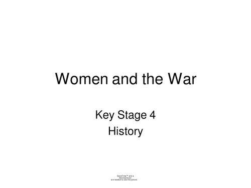 Women and the First World War | Teaching Resources