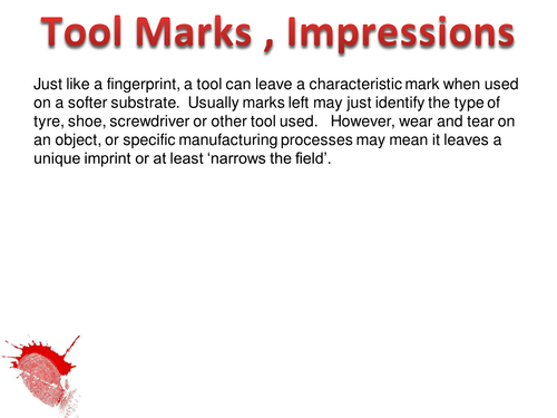 CSI Forensics Course (Part 1) | Teaching Resources