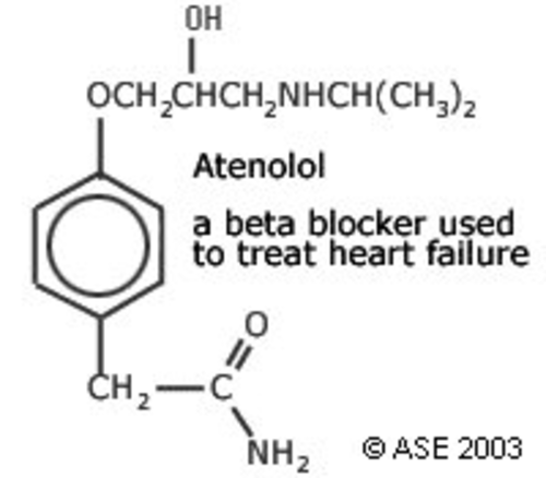 Atenolol Structure | Teaching Resources