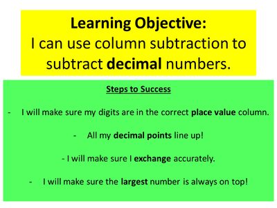 Column addition & subtraction PPTs - Inc. decimals by ryan-brewer - UK ...