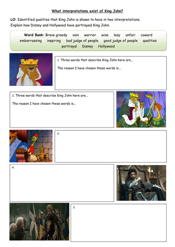 What interpretations exist of King John? | Teaching Resources