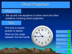Direct proportion Grade A | Teaching Resources