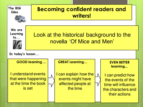 Of Mice and Men lessons and resources | Teaching Resources
