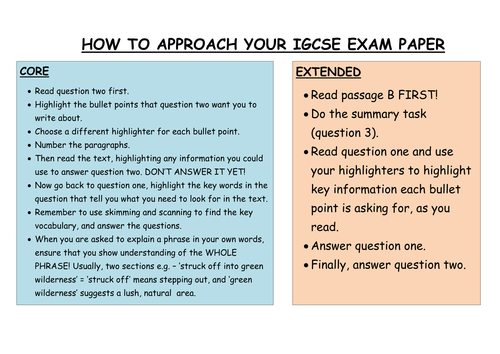 IGCSE Forms of Writing Revision Poster/Mat | Teaching Resources