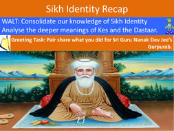 Sikh Identity Recap by SikhiResources | Teaching Resources