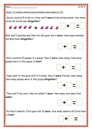 Addition word problems to 20 | Teaching Resources