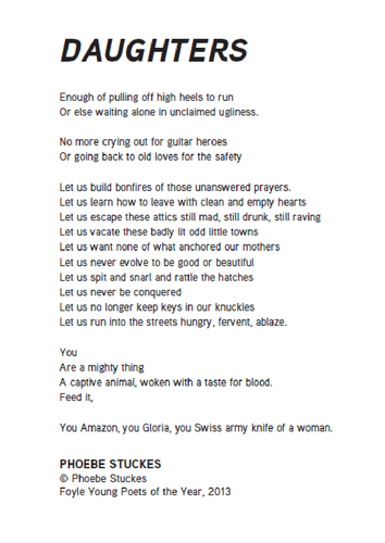 Year 7: Poetry SoW - Lesson 5 | Teaching Resources