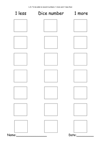 One more, one less - really simple! | Teaching Resources