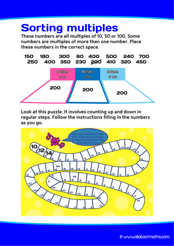 Sorting multiples | Teaching Resources