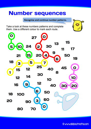 Number sequences - puzzle | Teaching Resources