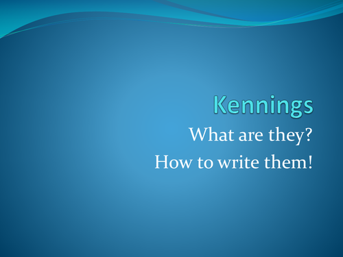 Kennings | Teaching Resources