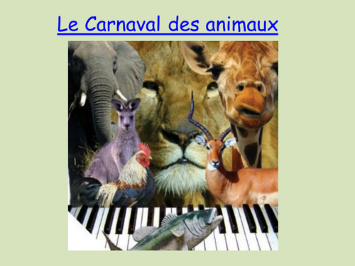 PPT and resources for the Carnival of Animals | Teaching Resources