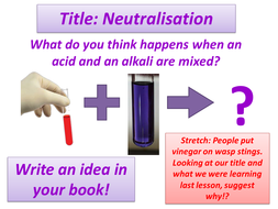 Neutralisation Lesson with resources | Teaching Resources