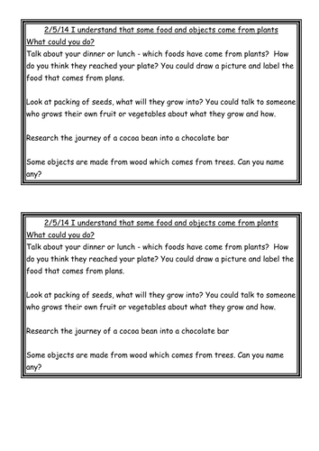 Open ended Year 1 homework tasks | Teaching Resources