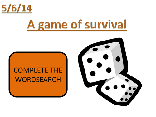 A game of survival | Teaching Resources