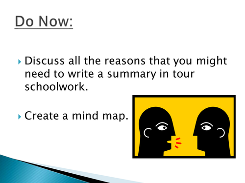 Writing a Summary Lessons | Teaching Resources