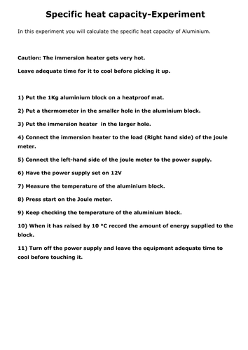 AQA-P1-1-Energy transfer by heating | Teaching Resources