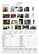 Jobs in French les métiers | Teaching Resources