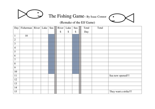 FISHING GAME | Teaching Resources