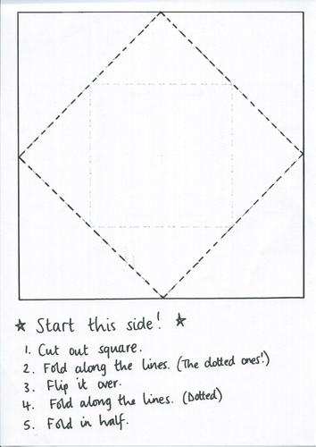 Make your own fortune teller - percentages! | Teaching Resources