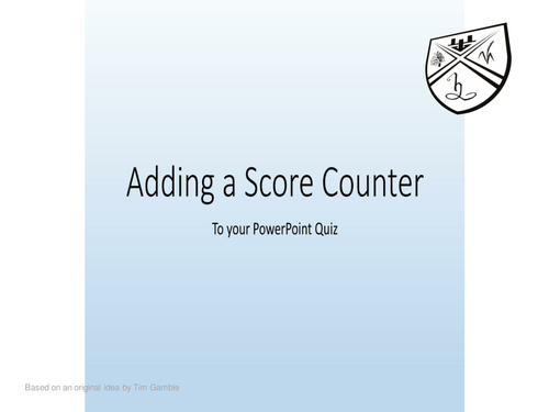 Creating a Quiz Using PowerPoint and VBA | Teaching Resources