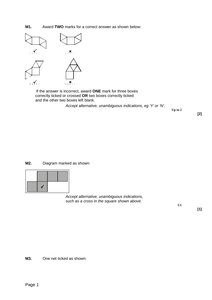3D shapes - Levelled SATs questions - Resources - TES