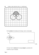 Perimeter - Levelled SATs question | Teaching Resources