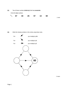 Multiplication - Levelled SATs questions by paul urry - UK Teaching ...