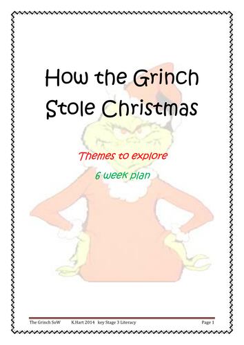 How the Grinch Stole Christmas | Teaching Resources