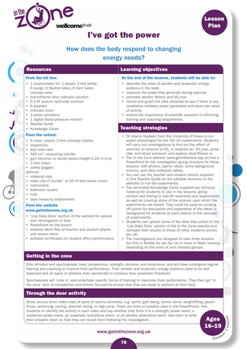 I've got the power: Lessons | Teaching Resources