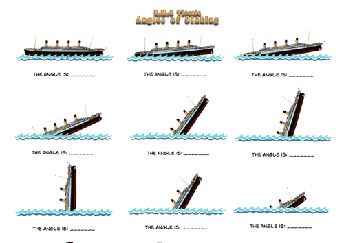 Titanic Themed Maths | Teaching Resources