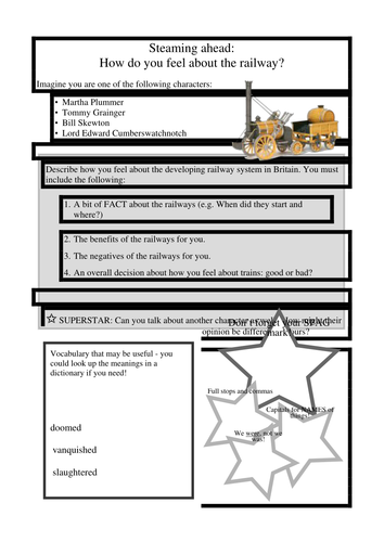 Industrial Revolution 5 - Railways | Teaching Resources