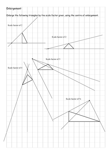 Enlargements by blessdiem - Teaching Resources - TES