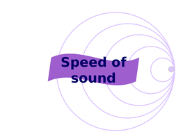 Speed of sound & echoes | Teaching Resources