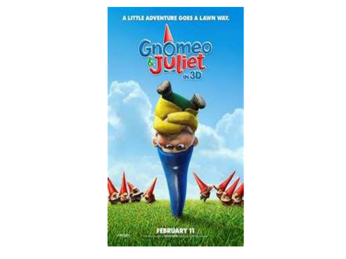 Gnomeo & Juliet - Middle School Film Study | Teaching Resources