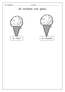 Je voudrais une glace... | Teaching Resources